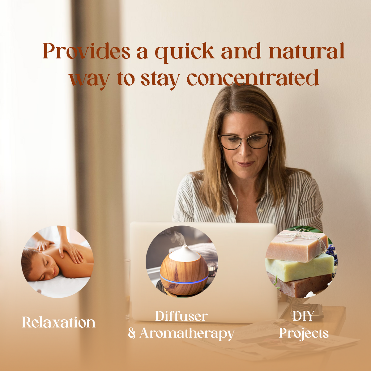 Focus On Essential Blend Oil | White Naturals